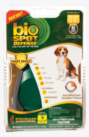 Bio Spot 6mnth Sml Dog - Bio Spot Defense Spot On 6-month Dog 13-31 Lbs ...