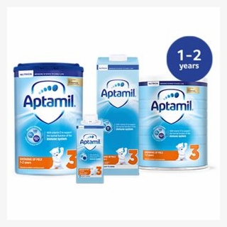 Aptamil Growing Up Milk 1-2 Years - Aptamil Milk 4 PNG Image ...