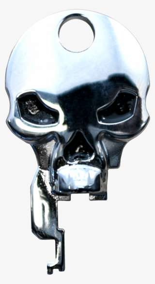 Costumized Key Without Transponder For Harley Davidson - Skull PNG ...