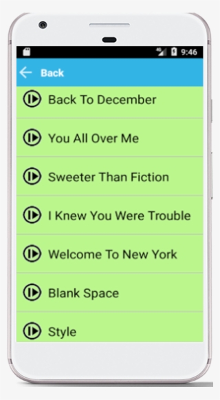 Taylor Swift All Songs Lyrics For Android - Smartphone PNG Image ...