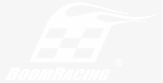 Boomracing Logo Vertical White Png - Emblem PNG Image | Transparent PNG ...