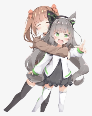 Hug From Behind [original] - Cartoon PNG Image | Transparent PNG Free ...