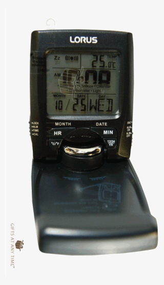 Lorus Travel Digital Lcd Alarm Clock Lhl031k - Electronics PNG Image ...