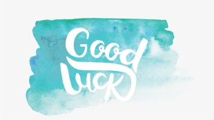 Good Luck - Calligraphy PNG Image | Transparent PNG Free Download on ...