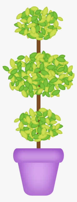 Potted Topiaries - Topiary Tree Clip Art PNG Image | Transparent PNG ...
