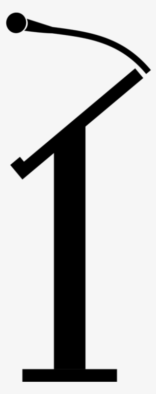 Vector Graphics - Icon Of Standing Mic PNG Image | Transparent PNG Free ...