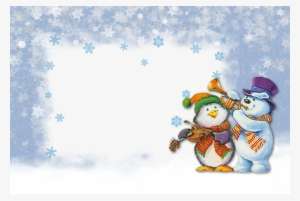 Frame-61 - Transparent Winter Snow Frames Png PNG Image | Transparent ...