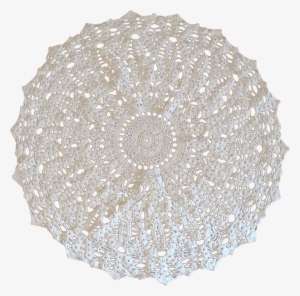 White Crochet Doily - Lacy Doily Transparent PNG Image | Transparent ...