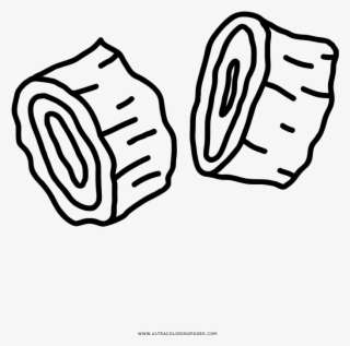 Wood Logs Coloring Page - Drawing PNG Image | Transparent PNG Free ...