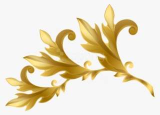 Golden Decorative Element Png Clip Art Gallery - Gold Decorative ...