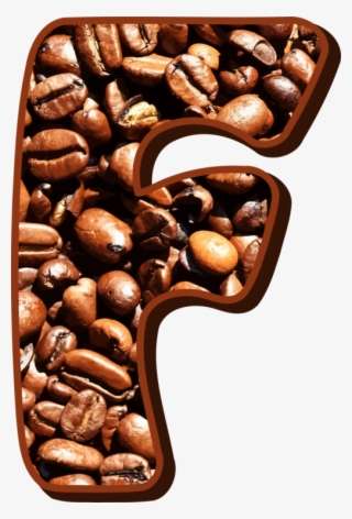 Coffee Beans Font - Coffee Bean Letters Png PNG Image | Transparent PNG ...