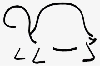 Minimal Turtle By Rontheturtleman Pinterest - Drawing PNG Image ...