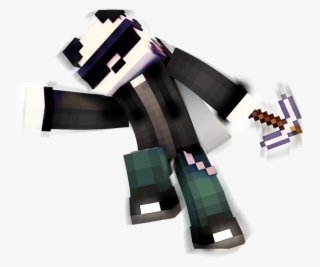 Minecraft Black Skin Render PNG Image | Transparent PNG Free Download ...
