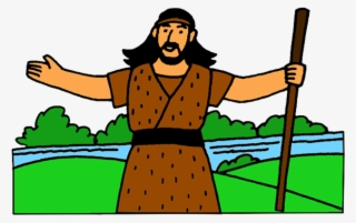 Clip Library Download Baptism Of Jesus Clipart - Cartoon John The ...