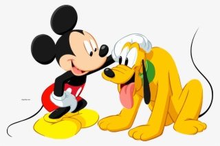 Dog Mickey Disney Mouse Pluto Dog Clipart Png - Pluto E Mickey Png PNG ...
