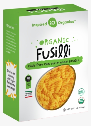 Fusilli - Inspired Organic Pasta PNG Image | Transparent PNG Free ...