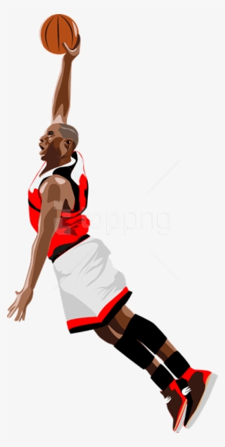 Nba Drawing Basketball Player Clip Transparent - Slam Dunk PNG Image ...