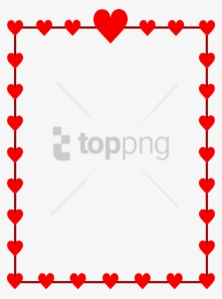 Valentine`s Day Clipart Border Free - Transparent February Clip Art PNG ...
