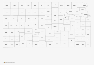 Kansas Counties Outline Map - Cross PNG Image | Transparent PNG Free ...