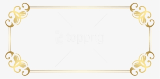 Free Png Label Border Png Images Transparent - Transparent Gold Label ...