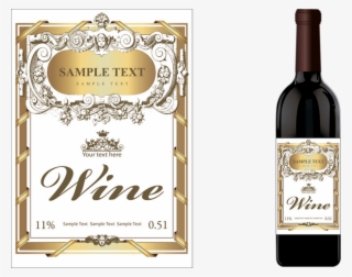 Luxury Wine Label Sample PNG Image | Transparent PNG Free Download on ...