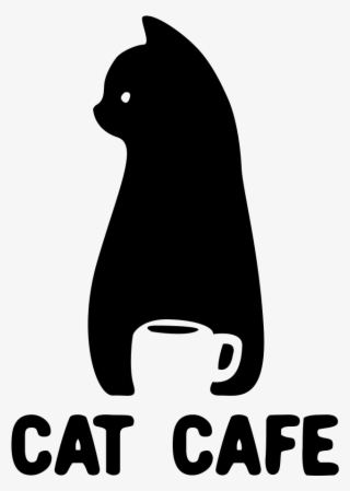 I Designed A Cat Cafe Logo - Cat Cafe Logo PNG Image | Transparent PNG ...