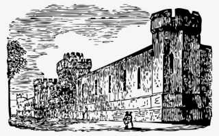 Prison Public Domain Art Architecture Silhouette - Vector Penjara PNG ...