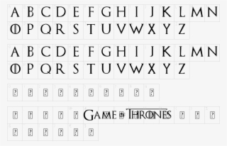 Game Of Thrones Free Downloadable Font - Game Of Thrones PNG Image ...