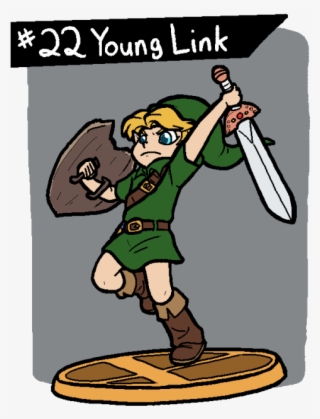 Toon Link Is Okay But Young Link Has A Lot Of Sentimental - Cartoon PNG ...