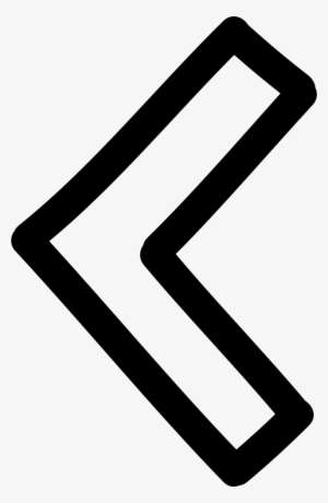 Left Arrow Hand Drawn Outline Comments - Portable Network Graphics PNG ...