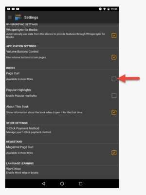 Kindle App Settings - Kindle App For Android Settings PNG Image ...