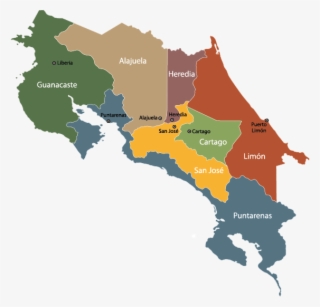 Costa Rica Map Vector PNG Image | Transparent PNG Free Download on SeekPNG
