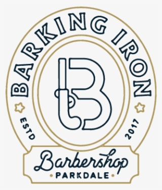 Barking Iron Barbershop - Calligraphy PNG Image | Transparent PNG Free ...