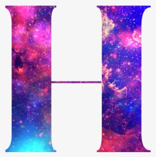 Bleed Area May Not Be Visible - Galaxy Letter H PNG Image | Transparent ...