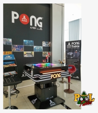 Atari Pong Bar Table - Billiard PNG Image | Transparent PNG Free ...