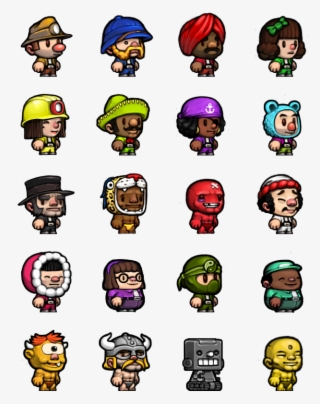 Com/files/spelunky-chars Game - Spelunky Characters PNG Image ...