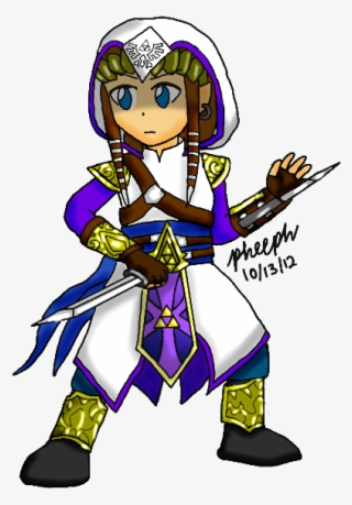 Zelda Sheik Assassin - Cartoon PNG Image | Transparent PNG Free ...
