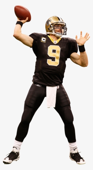 New Orleans Saints - Madden 11 Cover Drew Brees PNG Image | Transparent ...