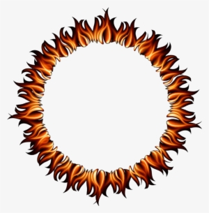 Fire - Flame Circle Symbol Png PNG Image | Transparent PNG Free ...