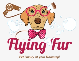 Flying-fur - Nerdy Dog Illustration With Glasses Pendant Necklace PNG ...