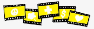 Filmstrips - Yellow Film Strips Png PNG Image | Transparent PNG Free ...