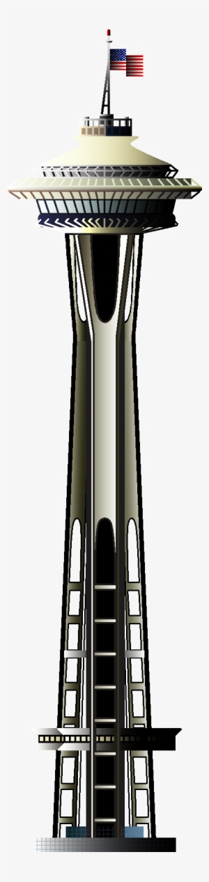Royalty Free Library Seattle Space Needle Clipart - Space Needle Png ...