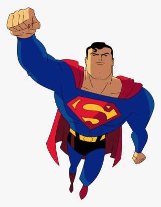 Superman Flying Vector