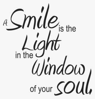 Let Your Soul Smile - Cute Quotes On Smile PNG Image | Transparent PNG ...