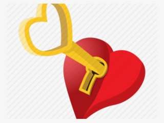 Heart Shaped Cartoon Key PNG Image | Transparent PNG Free Download on ...