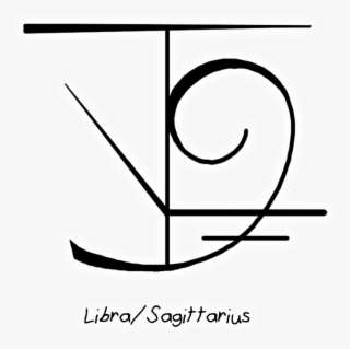 “libra/sagittarius” Sigil - Circle PNG Image | Transparent PNG Free ...