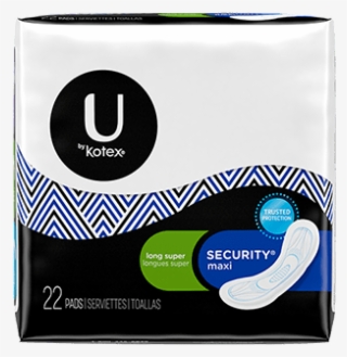 Security Maxi Pads Long Super Box - Graphic Design PNG Image ...