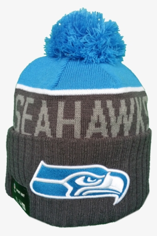 Seattle Seahawks Fleece Lined Blue Pom Toque More Than - Seattle ...