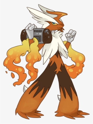 Mega Evolution Blaziken Artwork By Fluffyfluffs - Illustration PNG ...