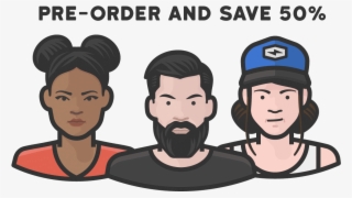 Pre-order And Save 50% - Cartoon PNG Image | Transparent PNG Free ...